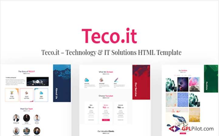 Tecoit – Technology & IT Solutions HTML Website Template[download]