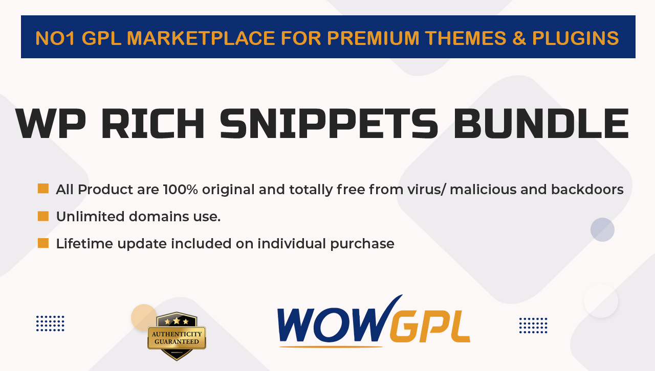 WP Rich Snippets Bundledownload