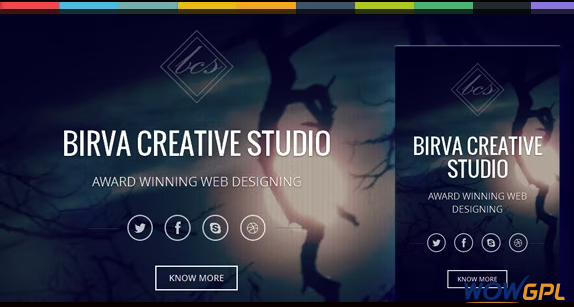 Birva & Bootstrap Parallax One Page Templatedownload Birva & Bootstrap Parallax One Page Templatedownload